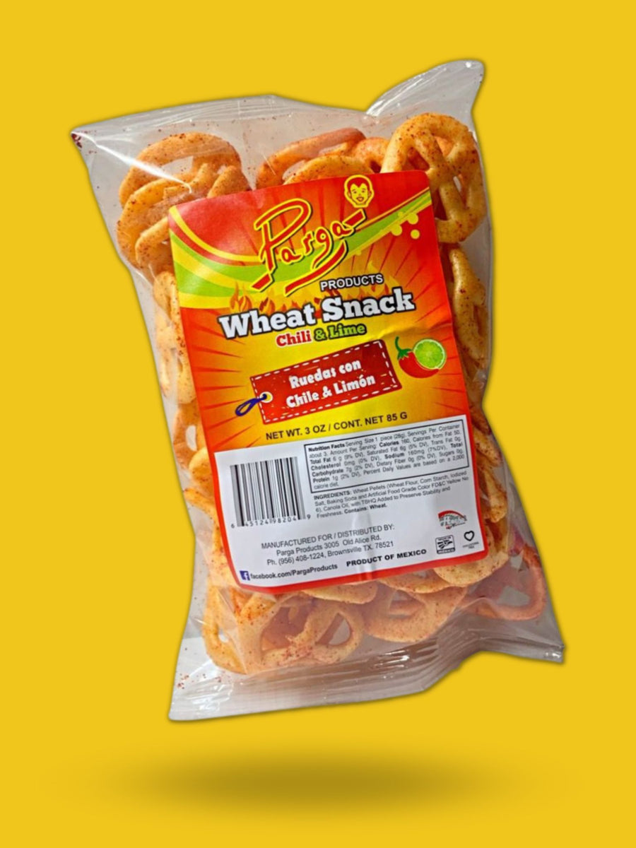 Wheat Flour Chili & Lime "Ruedas" Snack – Parga To Go!